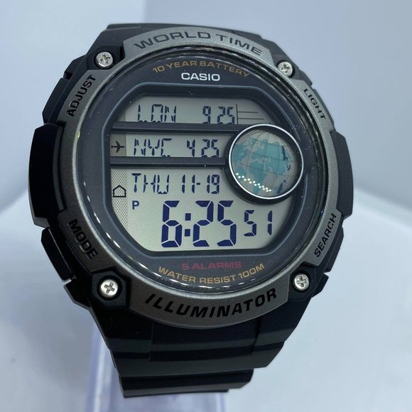 Accessories | Casio Large Watch For Men Size Brand New In Rubber Band ...